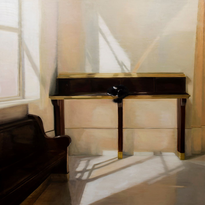 "Gato acostado" de Elena Blasco - Arte-Online